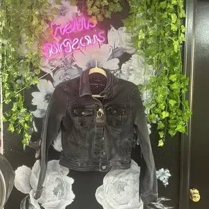 relived den | Jackets & Coats | Black Custom Denium Jacket | Poshmark
